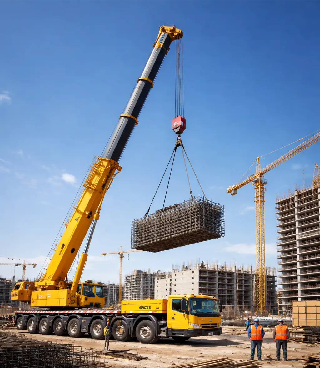 Crane Rent Per Hour in India 2026 | Instant Price & Quote