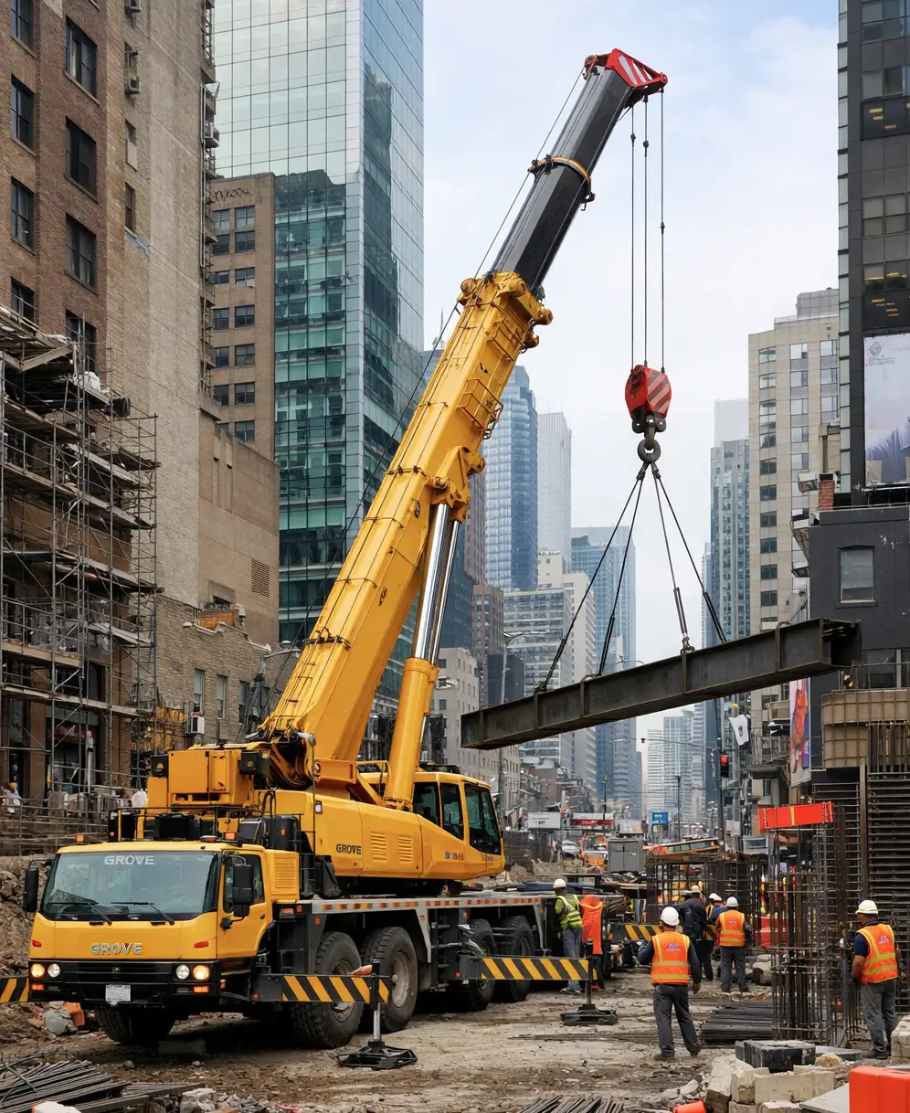 Crane Rental Services for Construction Projects in Mumbai